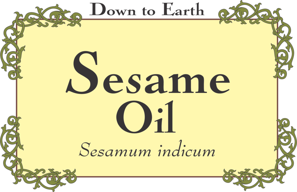 Sesame | Down To Earth Oils